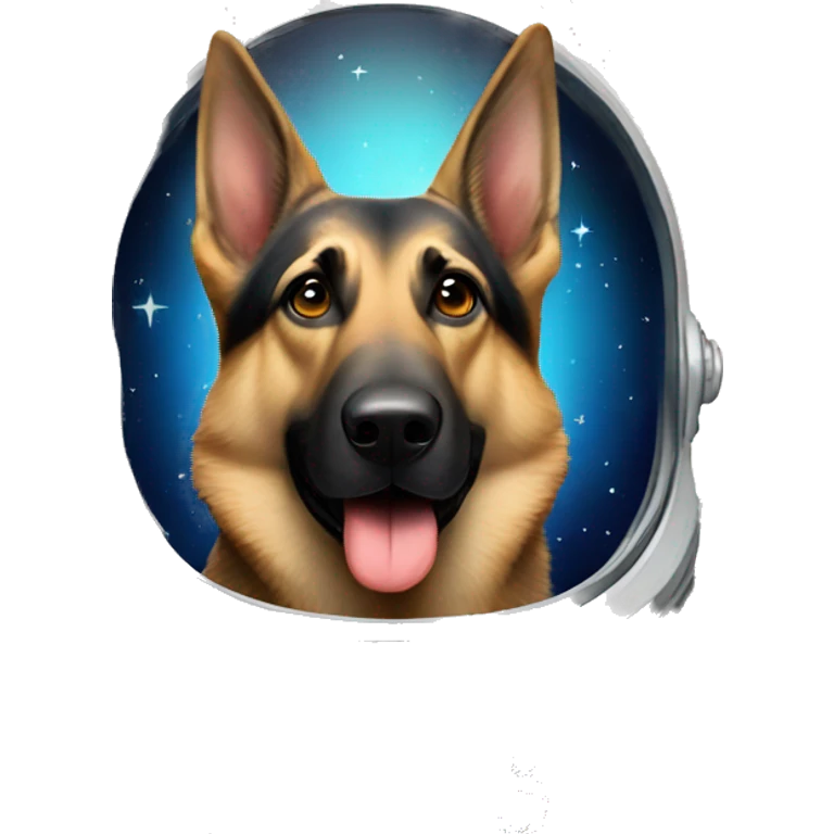 traditional german Shepard astronaut facing forward emoji | AI Emoji ...