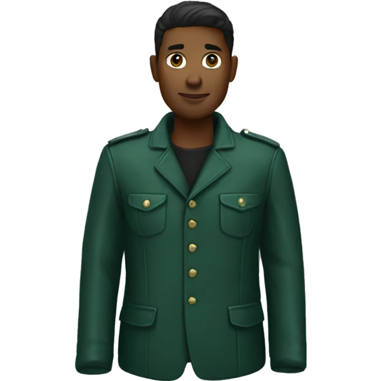 dark green equestrian jacket emoji | AI Emoji Generator