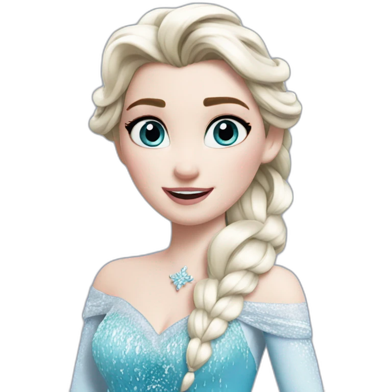 elsa frozen hot emoji | AI Emoji Generator