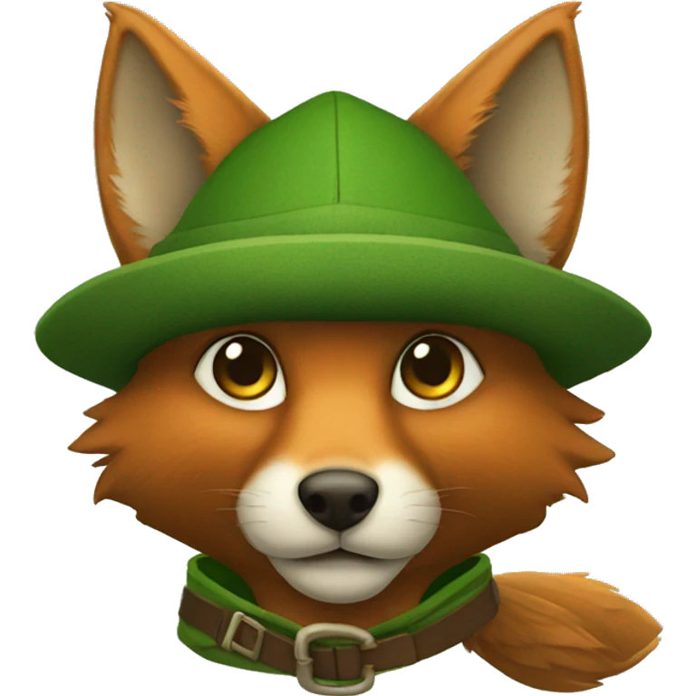 Robin Hood Fox emoji | AI Emoji Generator