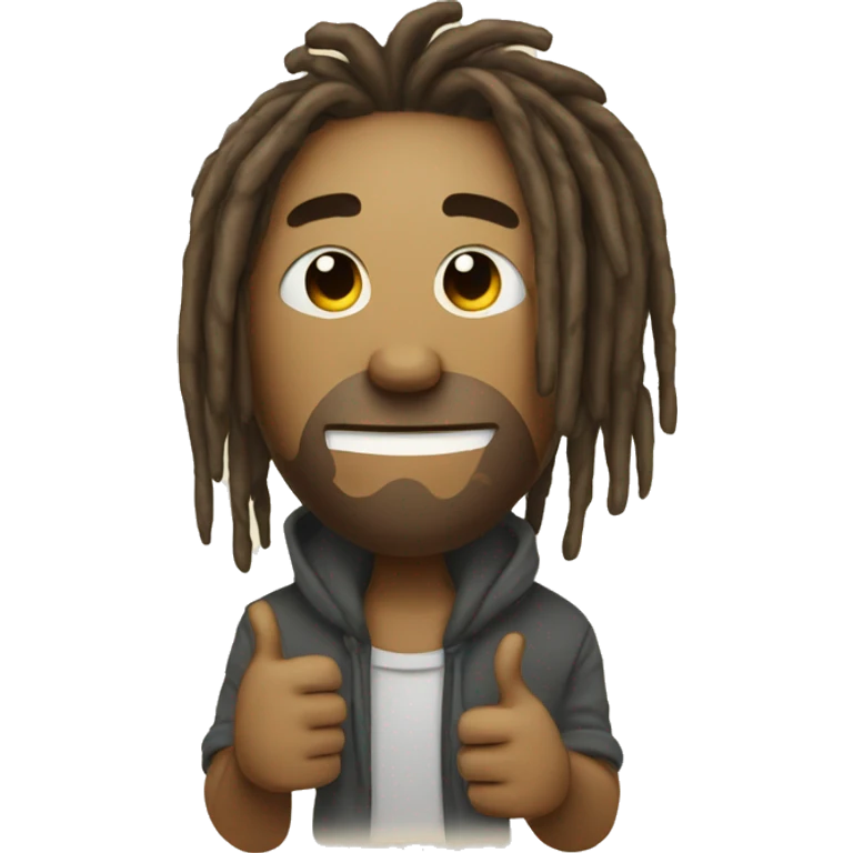 very very calm and sad and chill yvery nonchalant dreadhead with grills ...