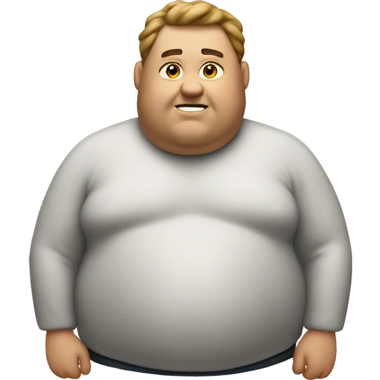 A fat guy emoji | AI Emoji Generator