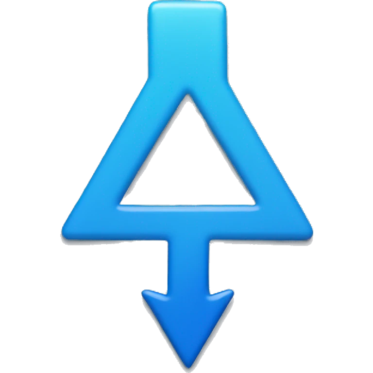 blue and little bit ping arrows emoji | AI Emoji Generator