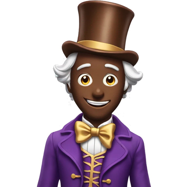 Willy Wonka CHOCOLATE emoji | AI Emoji Generator