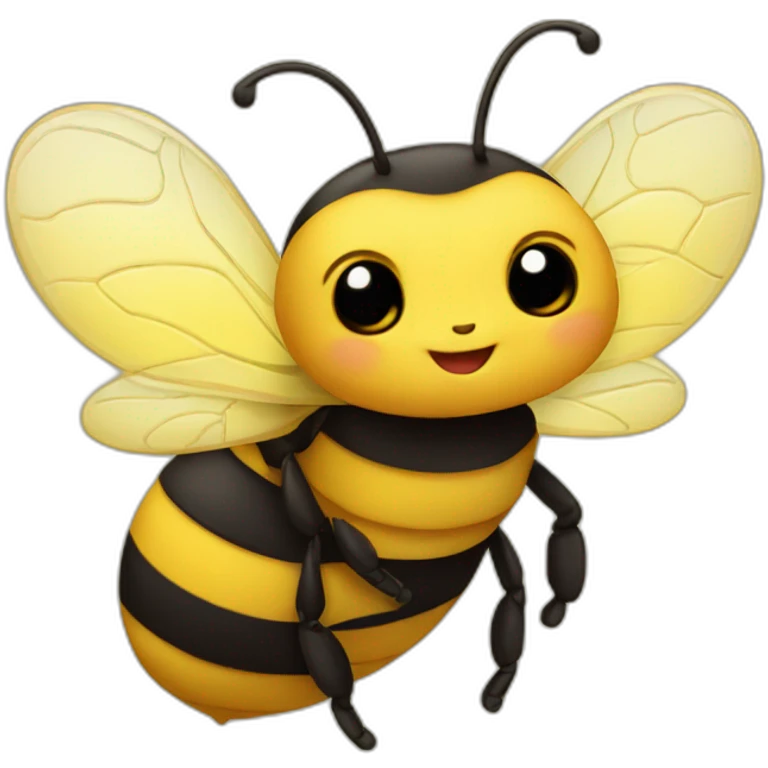 Cute little bee emoji | AI Emoji Generator