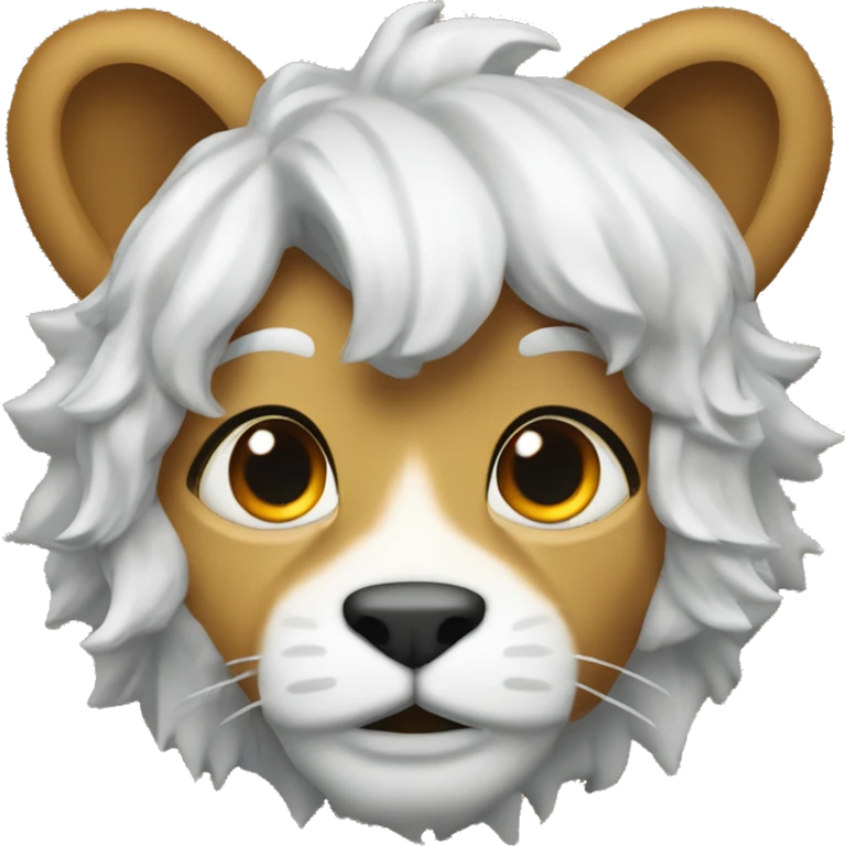 Una leon rugiendo , con corona de brillo de Reyna emoji | AI Emoji ...