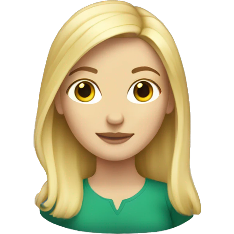 blonde white girl emoji | AI Emoji Generator