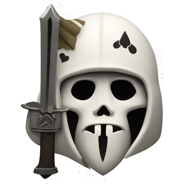 ace of spades with spartan emoji | AI Emoji Generator