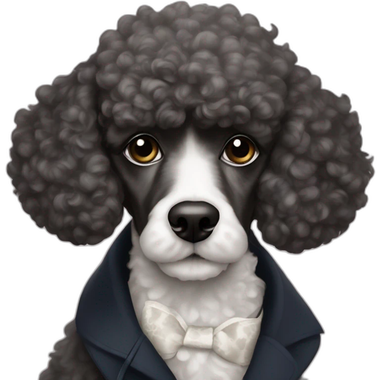 Sherlock Holmes-French Poodle emoji | AI Emoji Generator