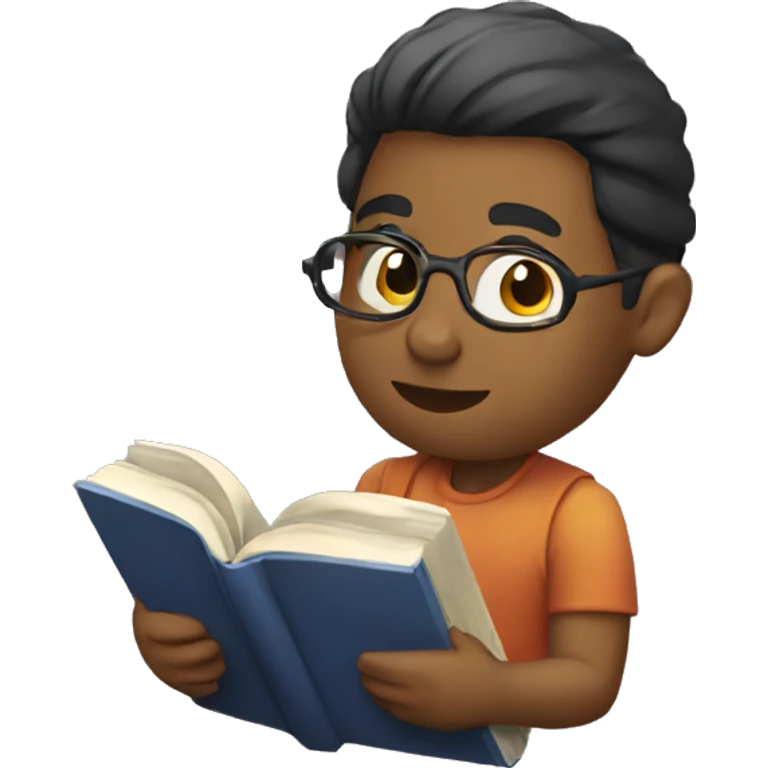 persona leyendo un libro emoji | AI Emoji Generator