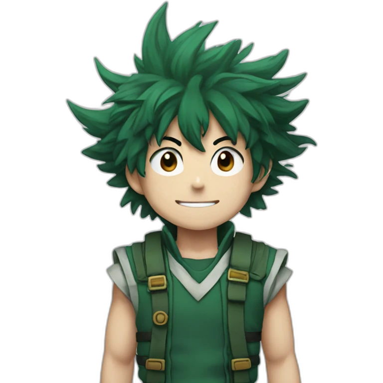 deku from MHA emoji | AI Emoji Generator