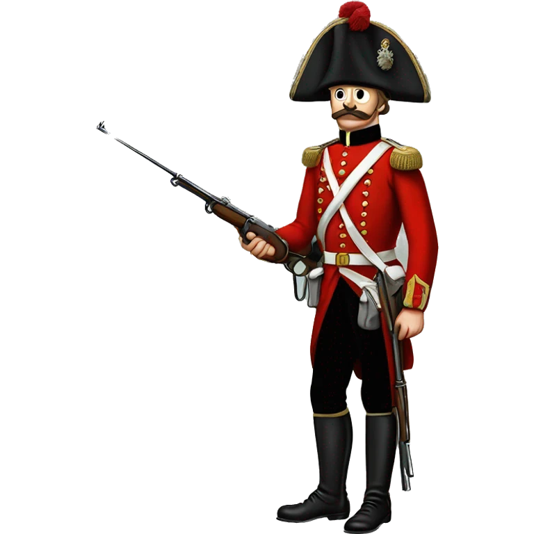 British soldier in full view of the Crimean War emoji | AI Emoji Generator