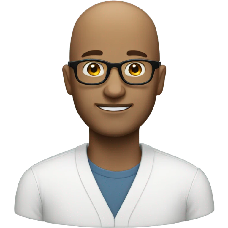 bald man with glasses emoji | AI Emoji Generator