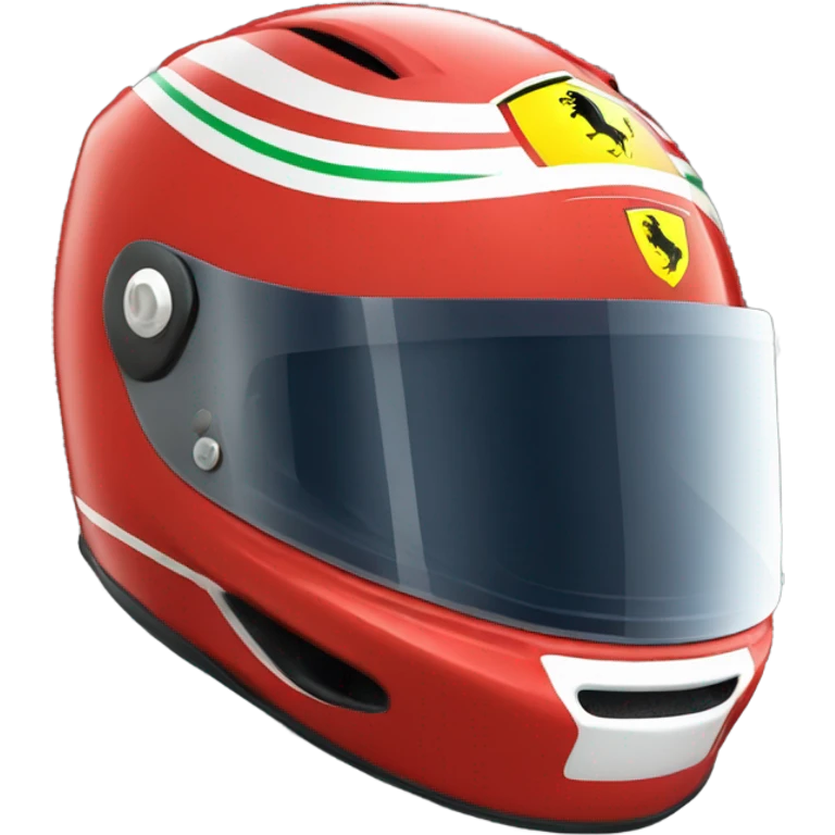Ferrari F1 helmet emoji | AI Emoji Generator