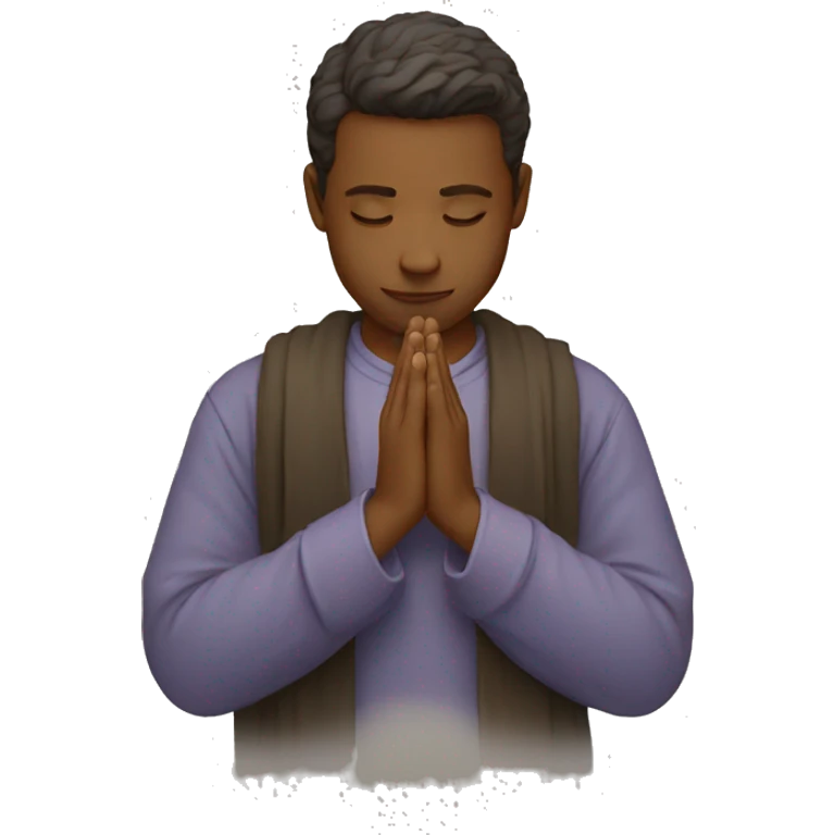 a person praying emoji | AI Emoji Generator