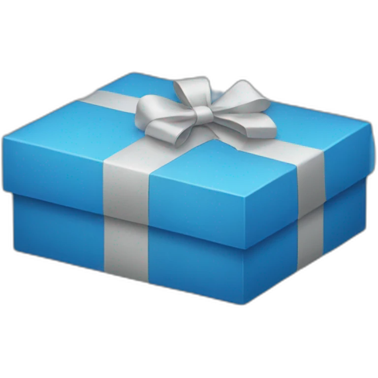 normal blue box emoji | AI Emoji Generator