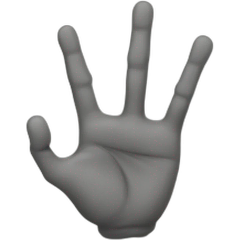 Hand nach unten Mittelfinger mit Zeigefinger gekreuzt emoji | AI Emoji ...
