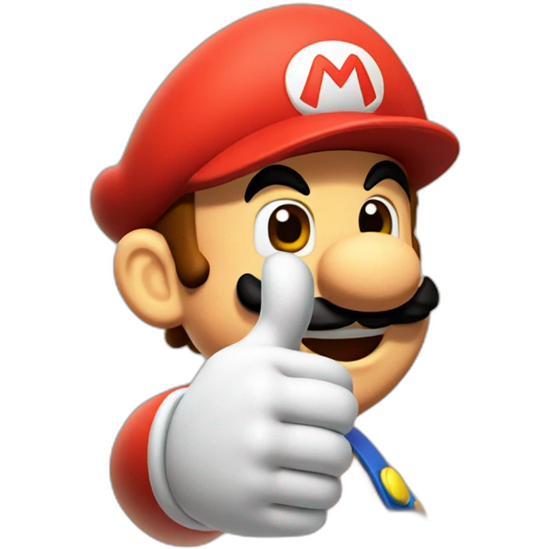 mario thumbs up emoji | AI Emoji Generator