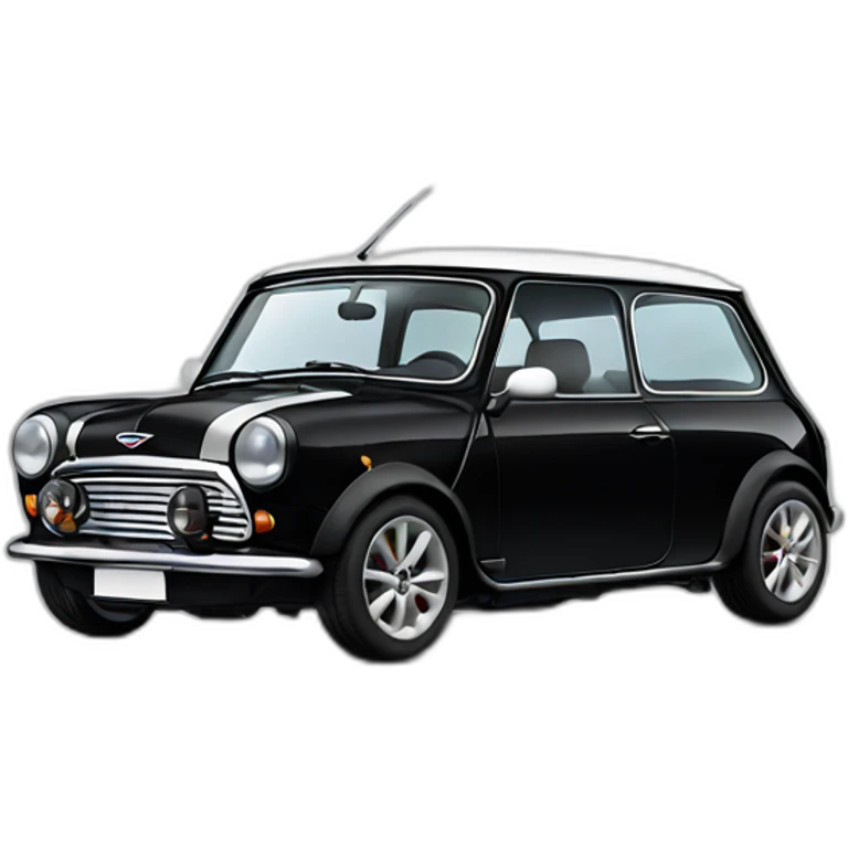 Black mini cooper emoji | AI Emoji Generator