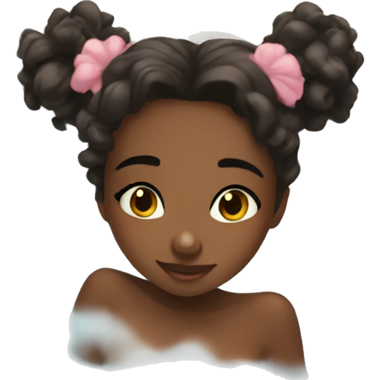 Girl taking a bath aesthetic emoji | AI Emoji Generator