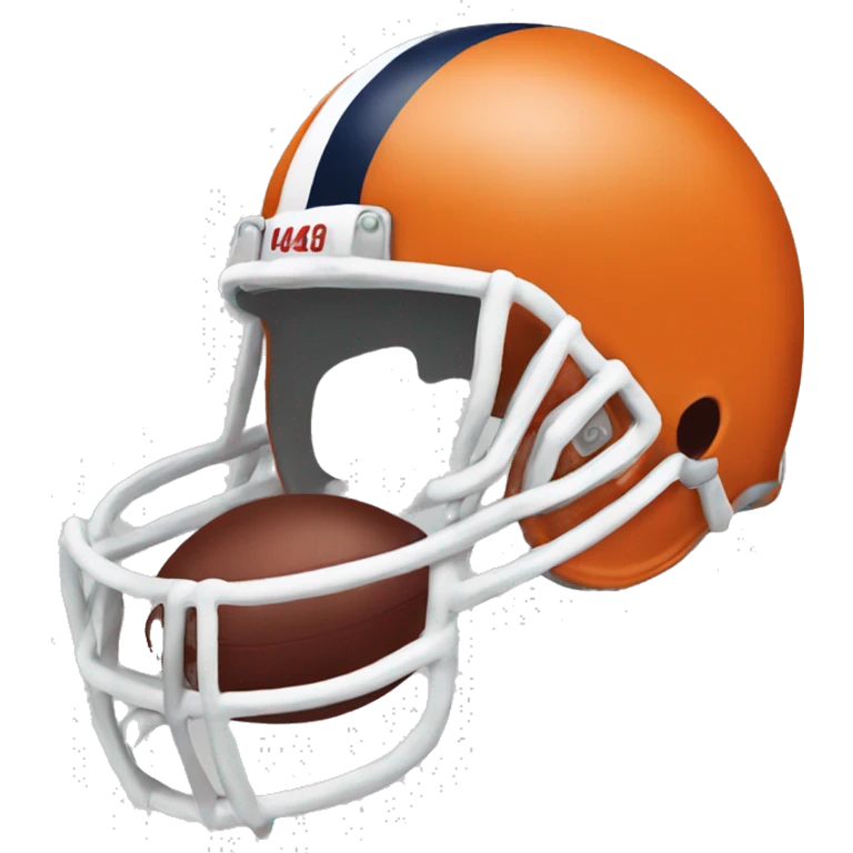 Broncos foot ball emoji | AI Emoji Generator