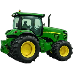 Farmer driving John Deere tractor emoji | AI Emoji Generator