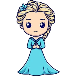 how to draw elsa emoji