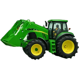 Farmer driving John Deere tractor emoji | AI Emoji Generator