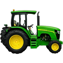 Farmer driving John Deere tractor emoji | AI Emoji Generator