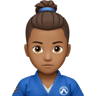 black jiu jitsu instructor with a afro ponytail and a low taper fade ...