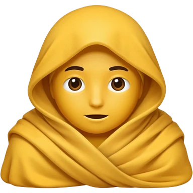 blanketed human emoji | AI Emoji Generator