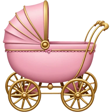 baroque pink baby carriage emoji | AI Emoji Generator