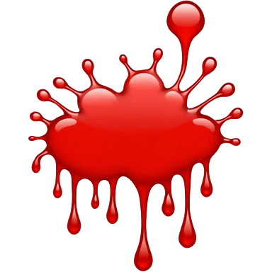 Spilled Ink Blot emoji | AI Emoji Generator