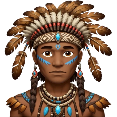 elemental tribal man emoji | AI Emoji Generator