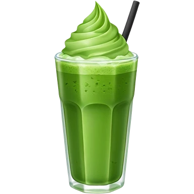 realistic green ice matcha emoji | AI Emoji Generator