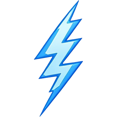 blue bolt emoji | AI Emoji Generator