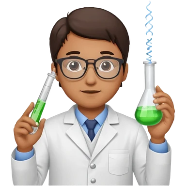 Lab technologist male emoji | AI Emoji Generator