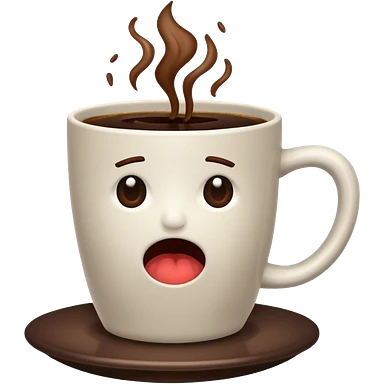 Bad coffee / sad coffee emoji | AI Emoji Generator