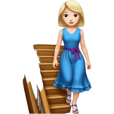 woman going upstair emoji | AI Emoji Generator