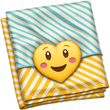 square flapped patterned napkin emoji | AI Emoji Generator