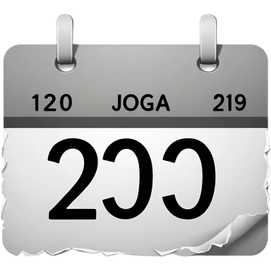 grey date calendar with number 29 emoji | AI Emoji Generator