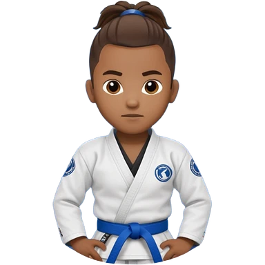 black jiu jitsu instructor with a afro ponytail and a low taper fade ...