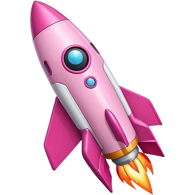 mix light pink dark pink and white girly phone ui rocket emoji | AI ...