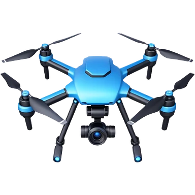 cinematic camera drone object icon, 3-axis gimbal stabilized camera ...