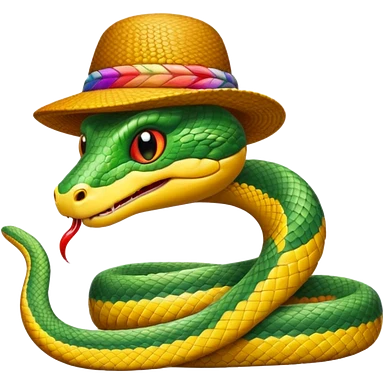 HAT SNAKE emoji | AI Emoji Generator