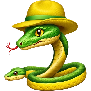 HAT SNAKE emoji | AI Emoji Generator