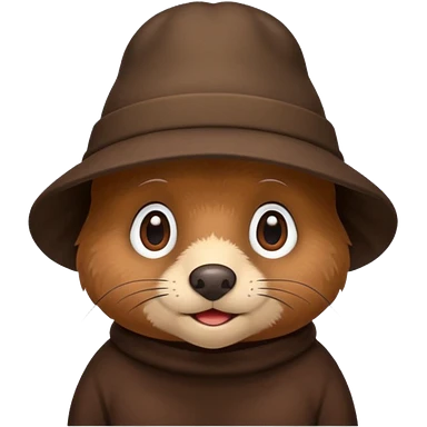 mole wearing a hat emoji | AI Emoji Generator