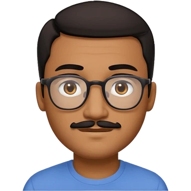 A friendly person with medium-brown skin, large warm brown eyes, thin ...