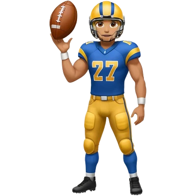 High resolution full body of a soccer player emoji | AI Emoji Generator