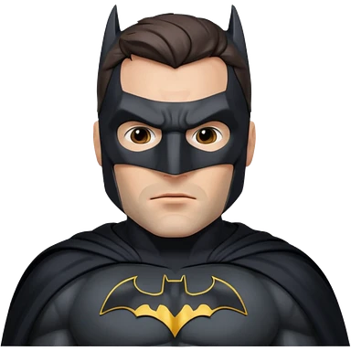 ben affleck batman with mask emoji | AI Emoji Generator